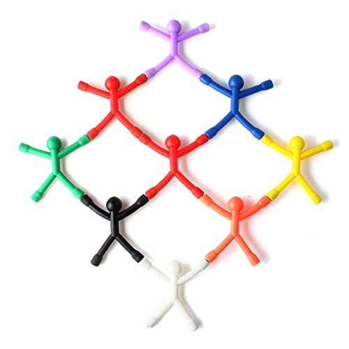 【Merry Christmas】 9PCS Novelty Mini Magnet, Cute Rubber Magnet Men Refrigerator Magnets Magnetic Toy for Kids, Adults