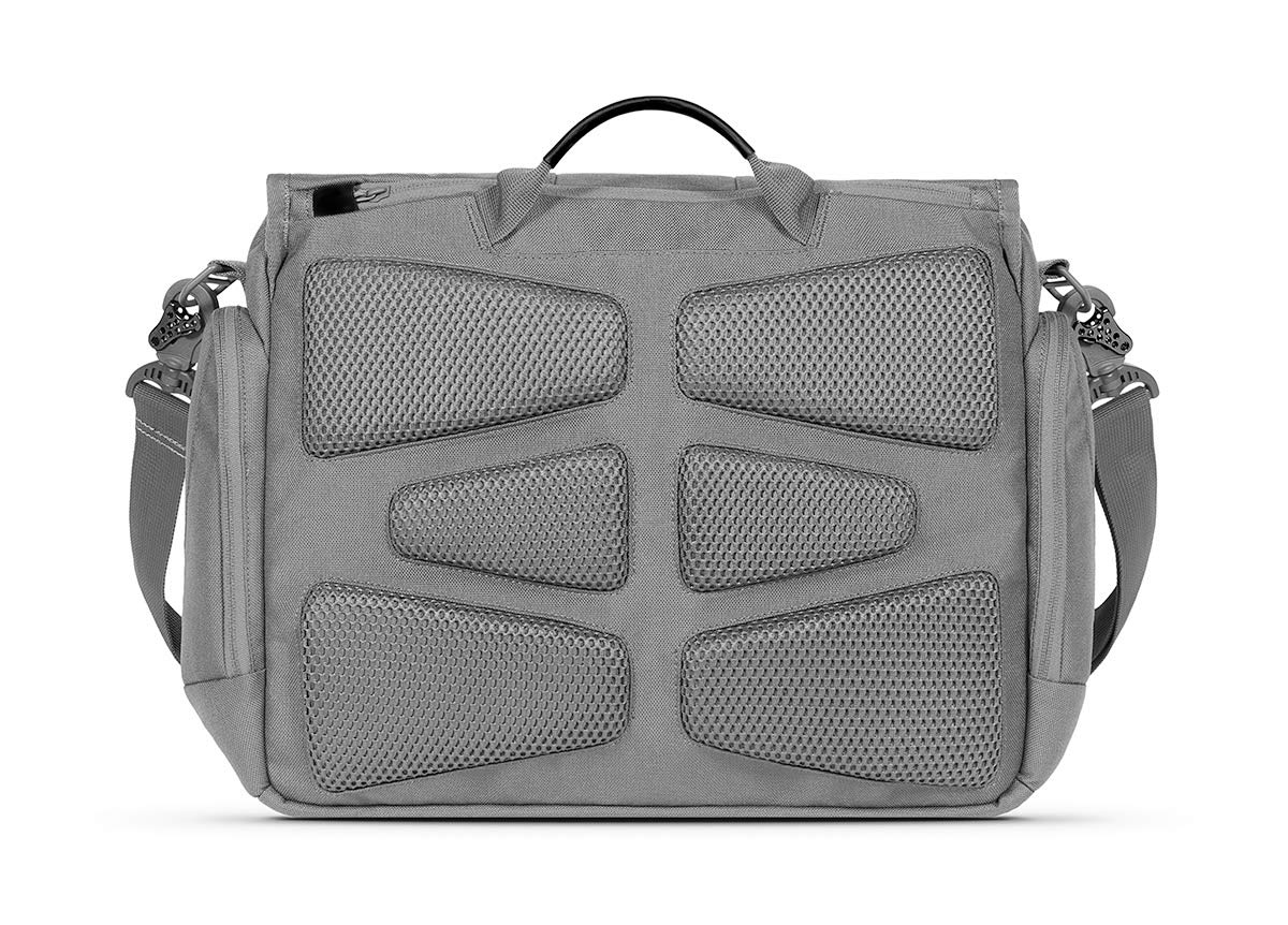 Mission Critical | S.01 Diaper Bag | Baby Gear for Dads | Shoulder Diaper Bag | Gray