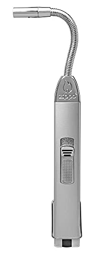 Zippo Unfilled Flex Neck Utility Lighter Silver ,One Size
