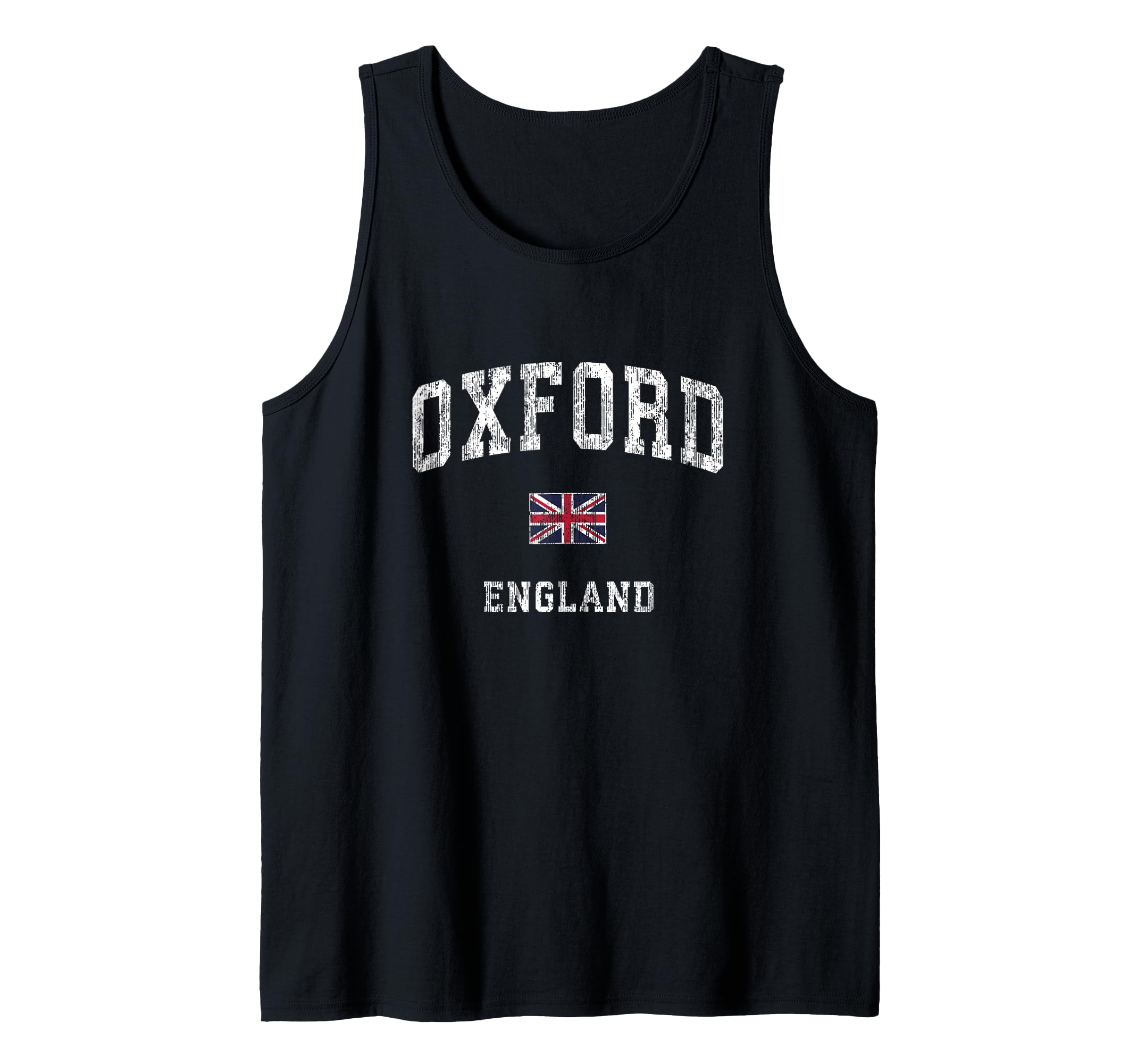 Oxford England Vintage Athletic Sports Design Tank Top