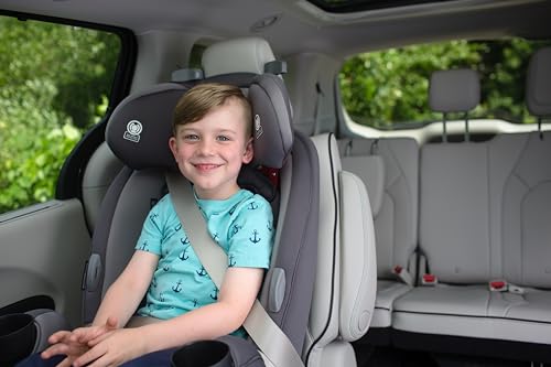 Safety 1st Grow and Go All-in-One Slim Convertible Car Seat, Rear Facing, 5-40 lbs, Forward Facing (30โ65 lbs), High Back Booster Seat 40-100 pounds, Carbon Rose