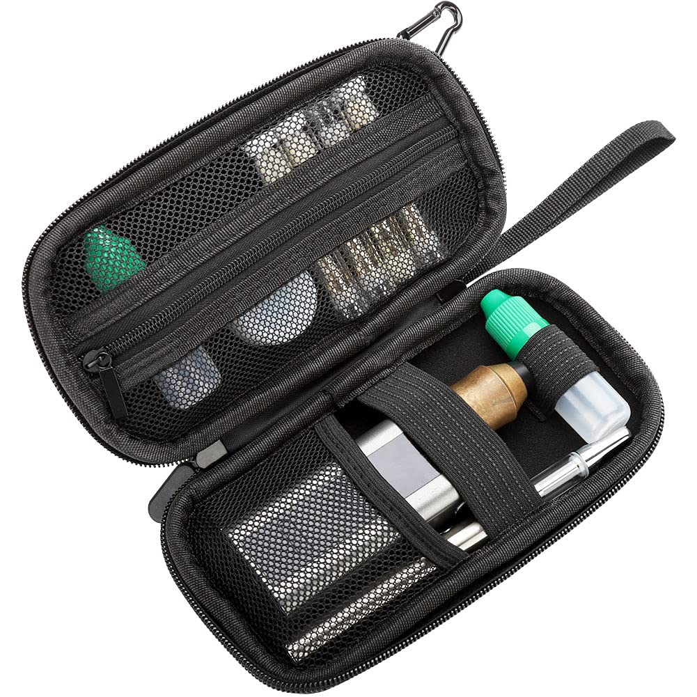 HUIZHU Empty EVA Hard Shell Vape Case eGO Carrying Case Empty Multi-Functional EVA Hard Shell Case with Non-Slip Elastic Bands (Black)