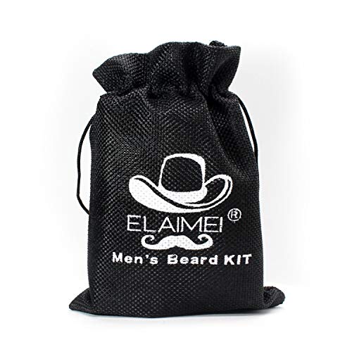 Beard Grooming & Trimming Kit for Men Care - Beard Brush, Beard Comb, Beard Oil 30ml, Mustache & Beard Balm Butter Wax 30g, Barber Scissors,Men Beard