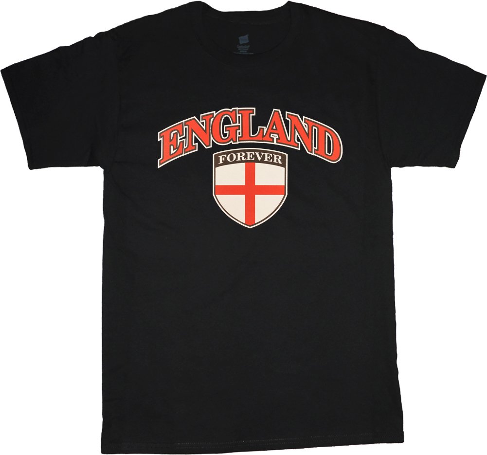 England English Crest T-shirt Black 4XL