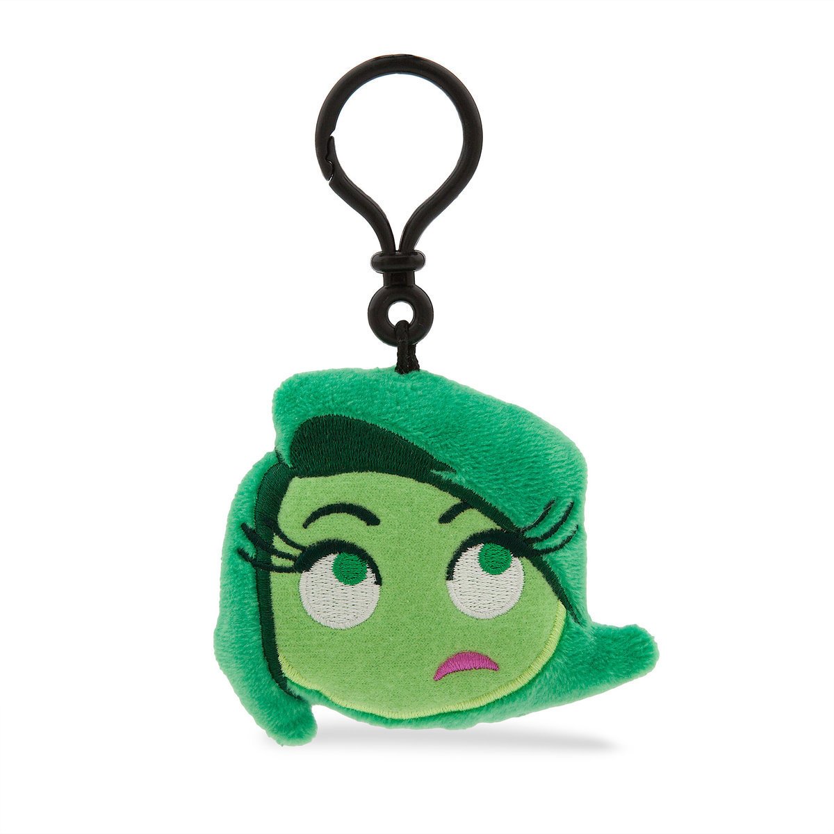 Global Horizons Disney Inside Out Reversible Plush Emoji Backpack Clip Keychain Set: Joy - Sadness - Anger - Disgust