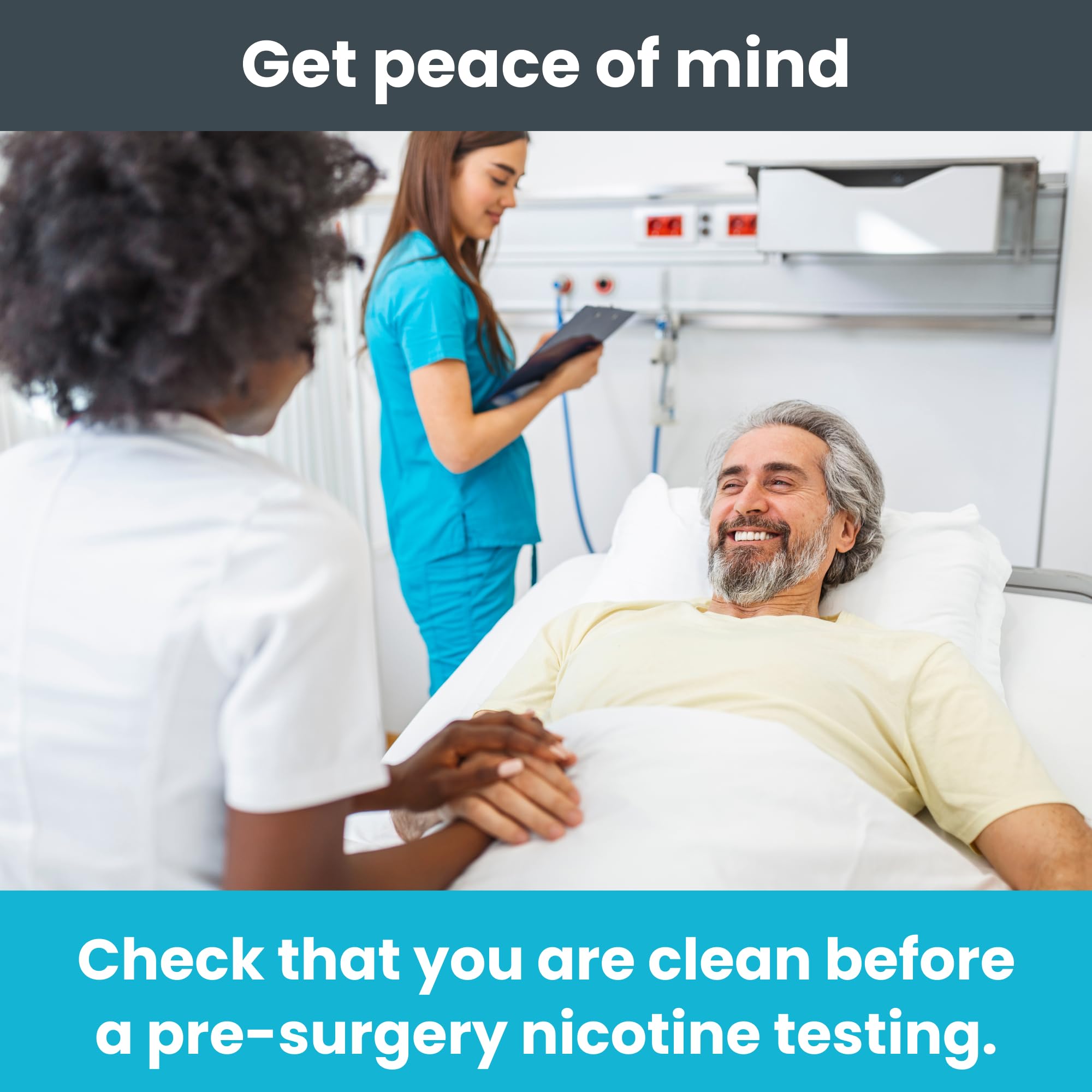 Exploro Highly Sensitive Nicotine Test - Detects Nicotine Metabolite Cotinine in Urine for up to 10 Days - Accurate Results in 5 Minutes - 10 Strips with Cut-Off Level of 200 ng/ml