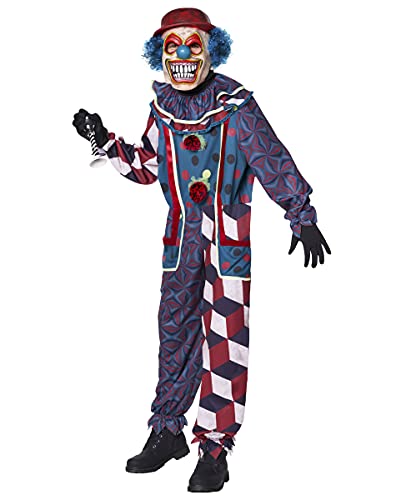 Spirit Halloween Kids Light-Up Colorful Clown Costume - S