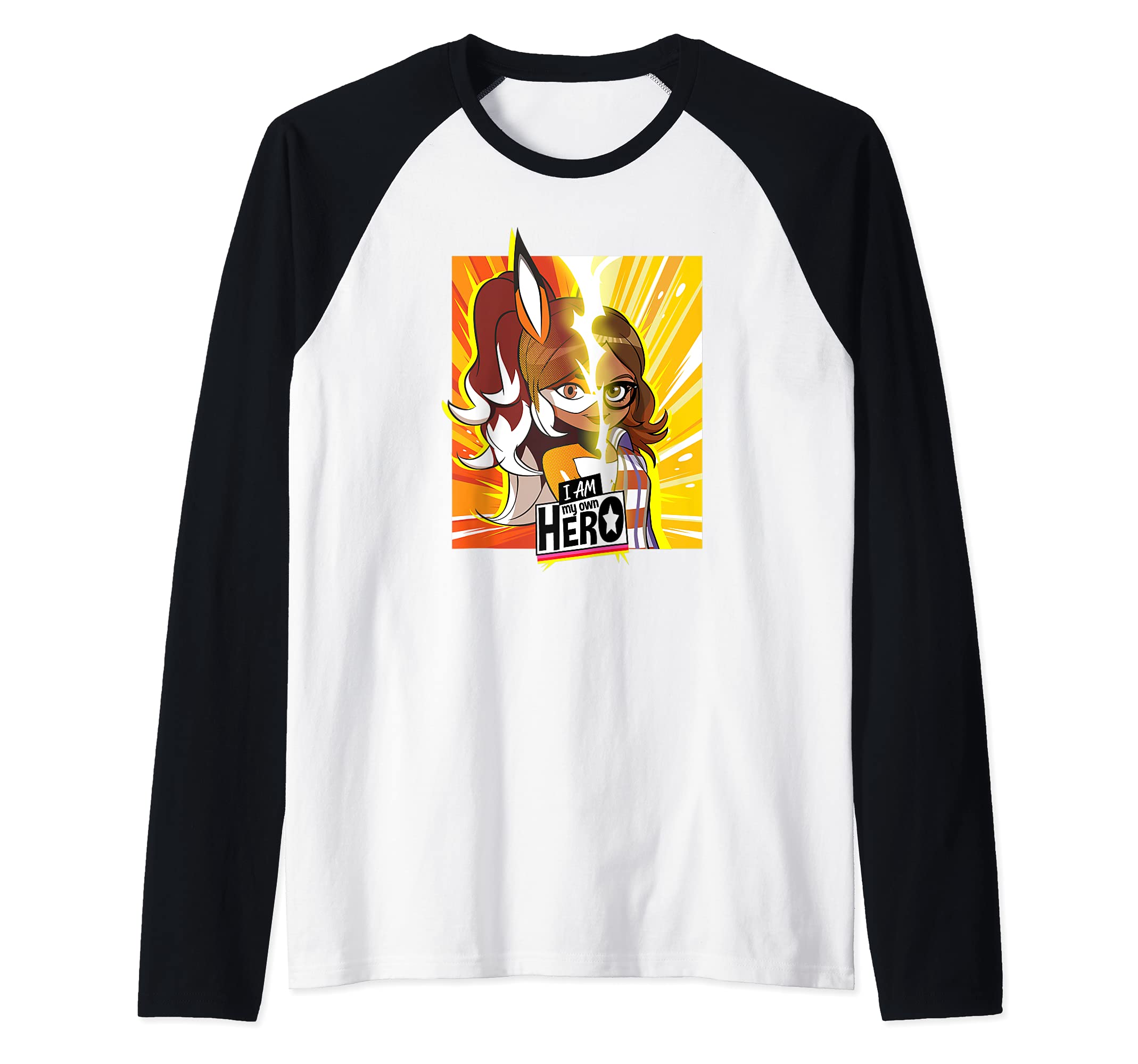 Miraculous Collection Rena Rouge My Own Hero Raglan Baseball Tee
