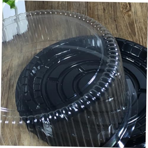 HOMSFOU 20pcs 8 Clear Cake Reusable Cake Containers Cake Containers with Lids Cake Holder with Lid Wedding Cake Stand Disposable Cake Carrier Cupcake Pan A024 With Cover Bread Box