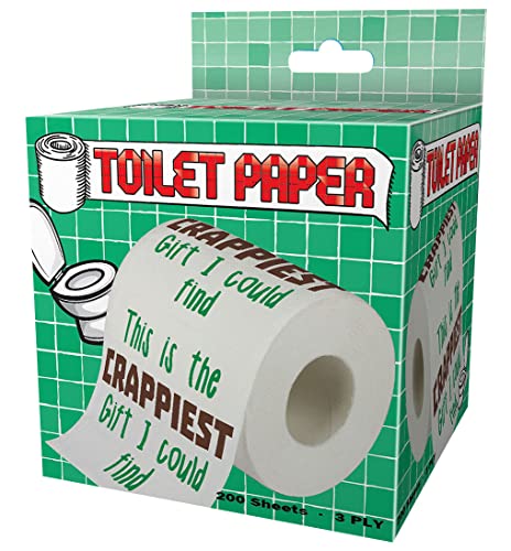 This Is The Crappiest Gift I Could Find Design Toilet Paper Roll Tissue Gag Gift