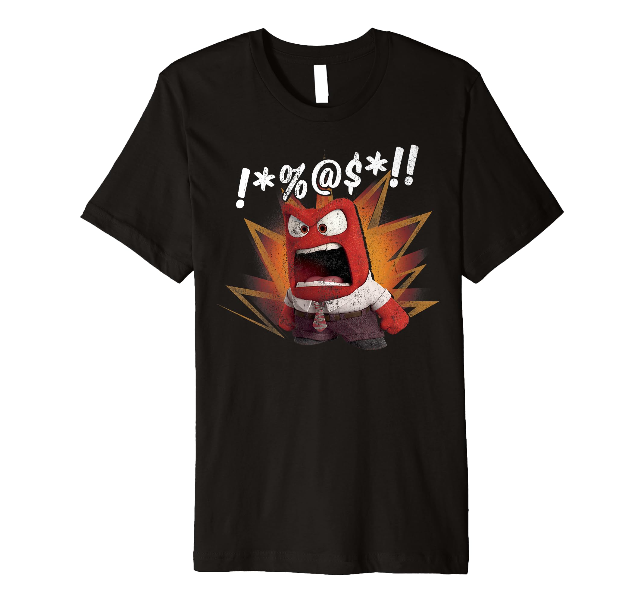 Disney Pixar Inside Out Anger Symbols Premium T-Shirt Premium T-Shirt
