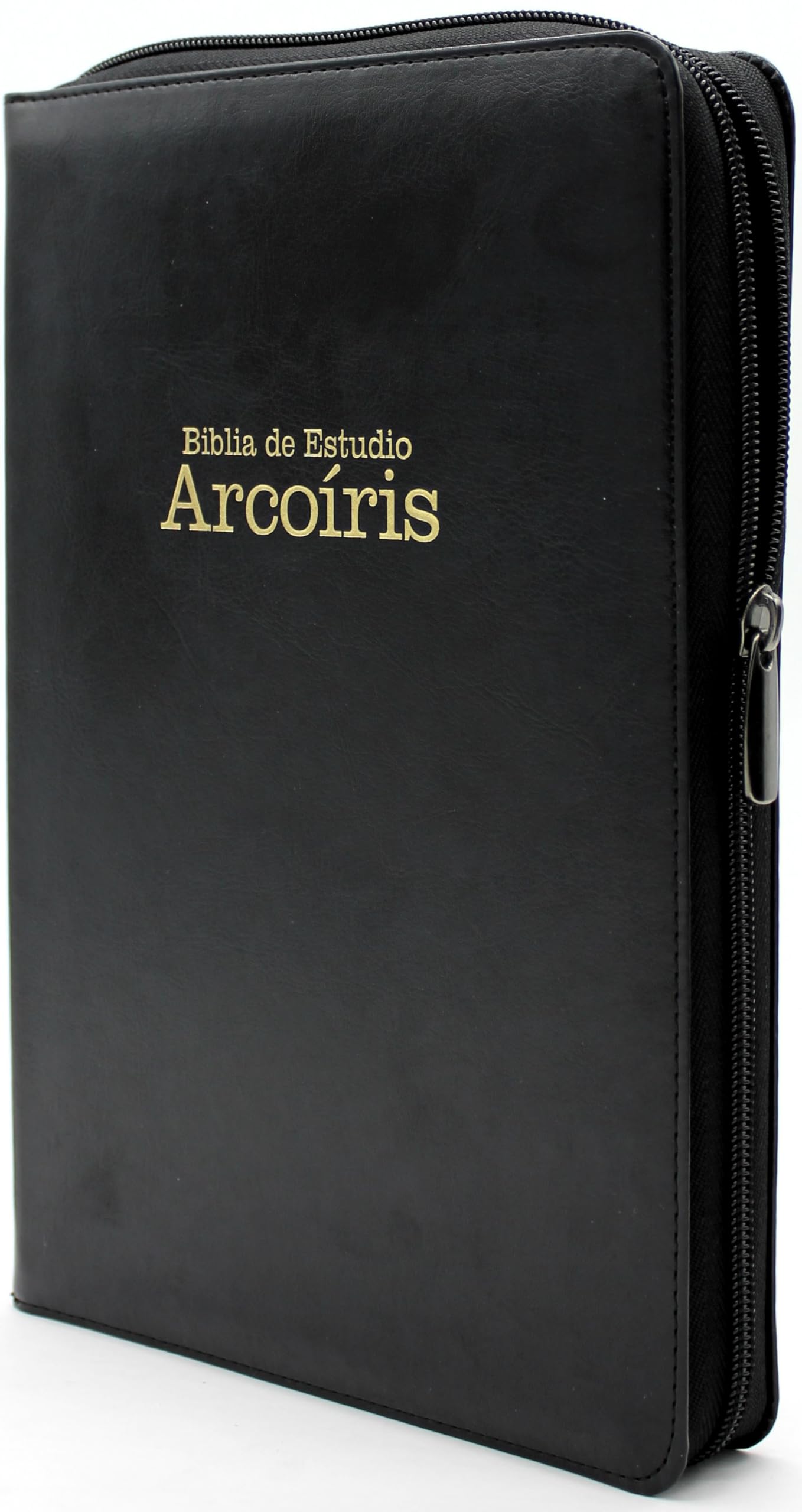 Biblia de Estudio Arco Iris Reina Valera 1960 con Cierre e Indice en Español color Negro/Spanish Rainbow Study Bible RVR 1960 with Thumb Index Multicolor