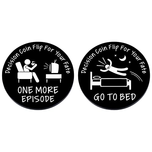 Funny Valentines Day Coin Gifts for Boyfriend Girlfriend Teen Girls Boys Women Decision Coin for Men Daughter Son Christmas Birthday Graduation Gift for Kids Friends Wife Husband Stocking Stuffers