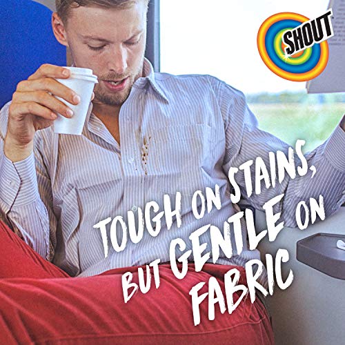 Shout Wipe and Go Instant Stain Remover, for On-the-Go Laundry Stains, 12 Count - Pack of 12 (144 Total Wipes)