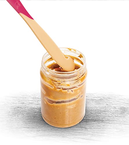 Talisman Designs Peanut Butter & Jam Scraper Spreader | 2-in-1 PB&J Spreader | 2 Sided to Mix, Spread & Scrape | Dishwasher Safe | Spreader Knife | Jam Spoon & Spreader