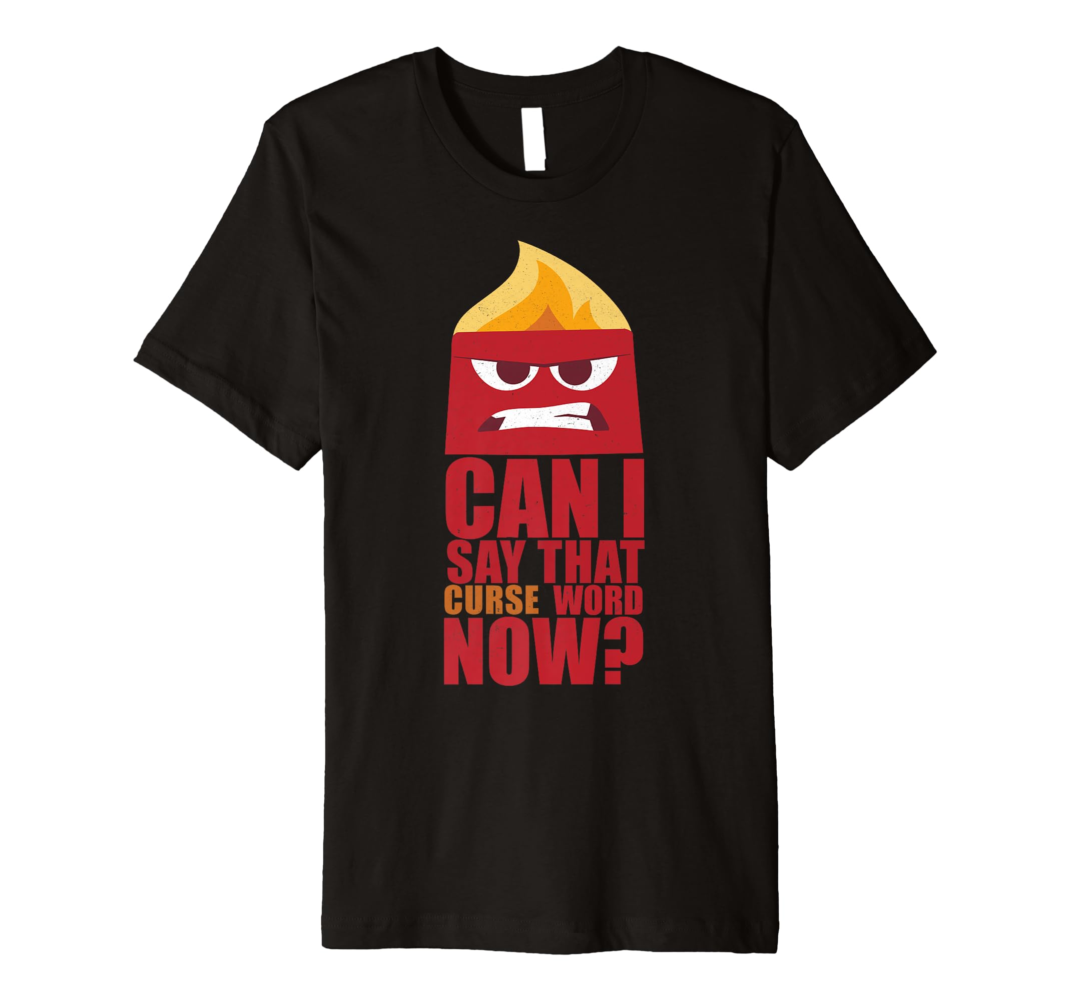 Disney Pixar Inside Out Anger Curse Quote Premium T-Shirt Premium T-Shirt