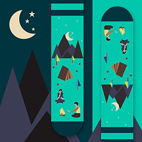 AGRIMONY Funny Socks for Men Women Teen Boys-I’d Rather Be Camping Socks Camping Camper Gifts Fun Novelty Cool Crazy Funky Crew Camp Socks-Valentines Day Christmas Stocking Stuffers