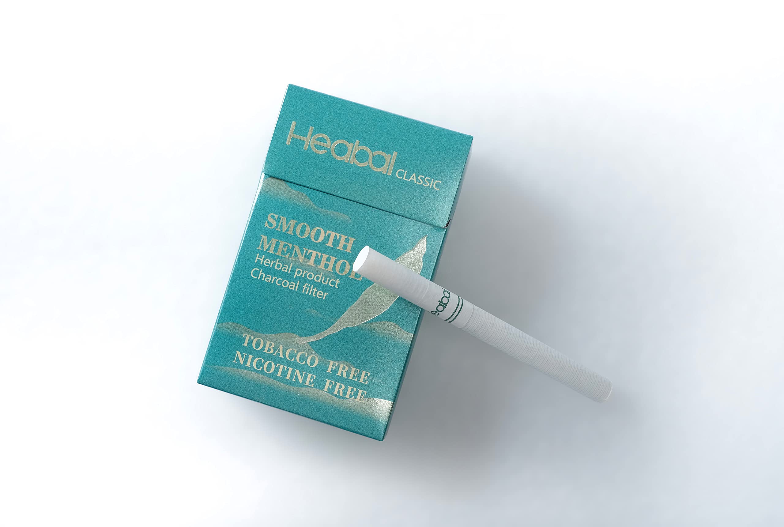 HEABAL Herbal Cigarettes - Nicotine Free & Tobacco Free 20/Pack (Smooth Menthol)