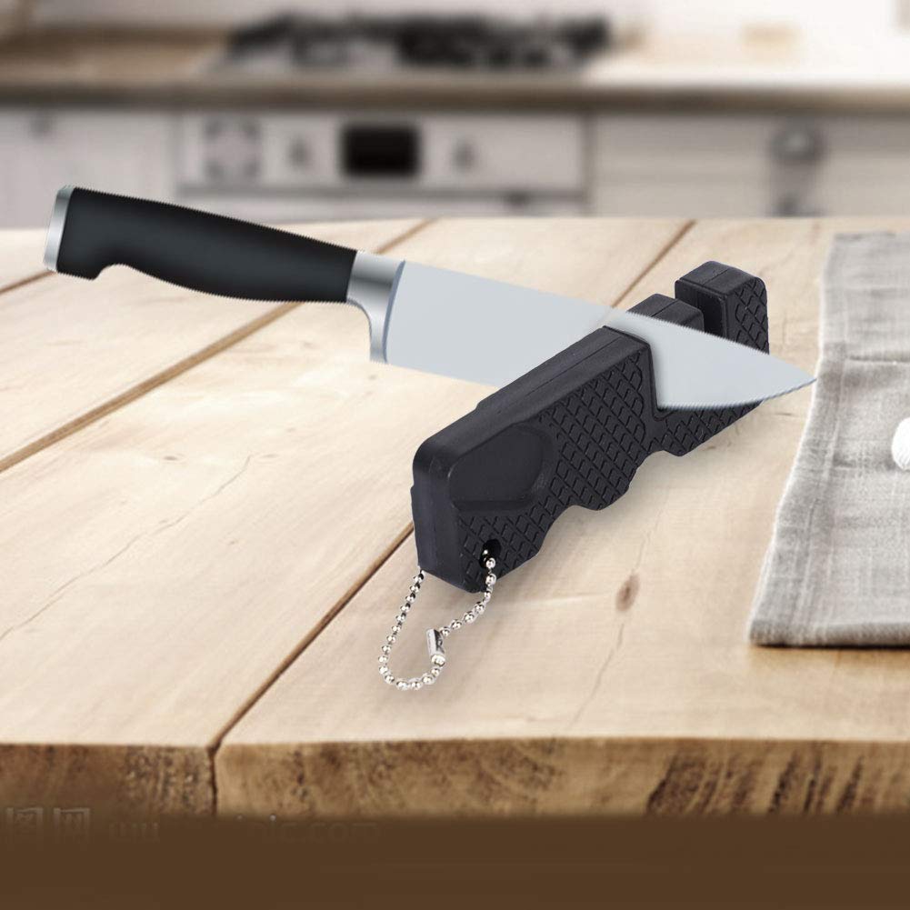 Mini Portable Knife Sharpener, Pocket Knife Sharpening Tool Handheld Knife Sharpener for Go Out Outdoor Camping Picnic Cooking Accessories
