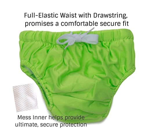 KaWaii Baby Unisex Infant Toddler Swim Diapers, Reusable Swimming Pants Mesh Inner, 3-Pack (S,M,L) 12-40 lbs