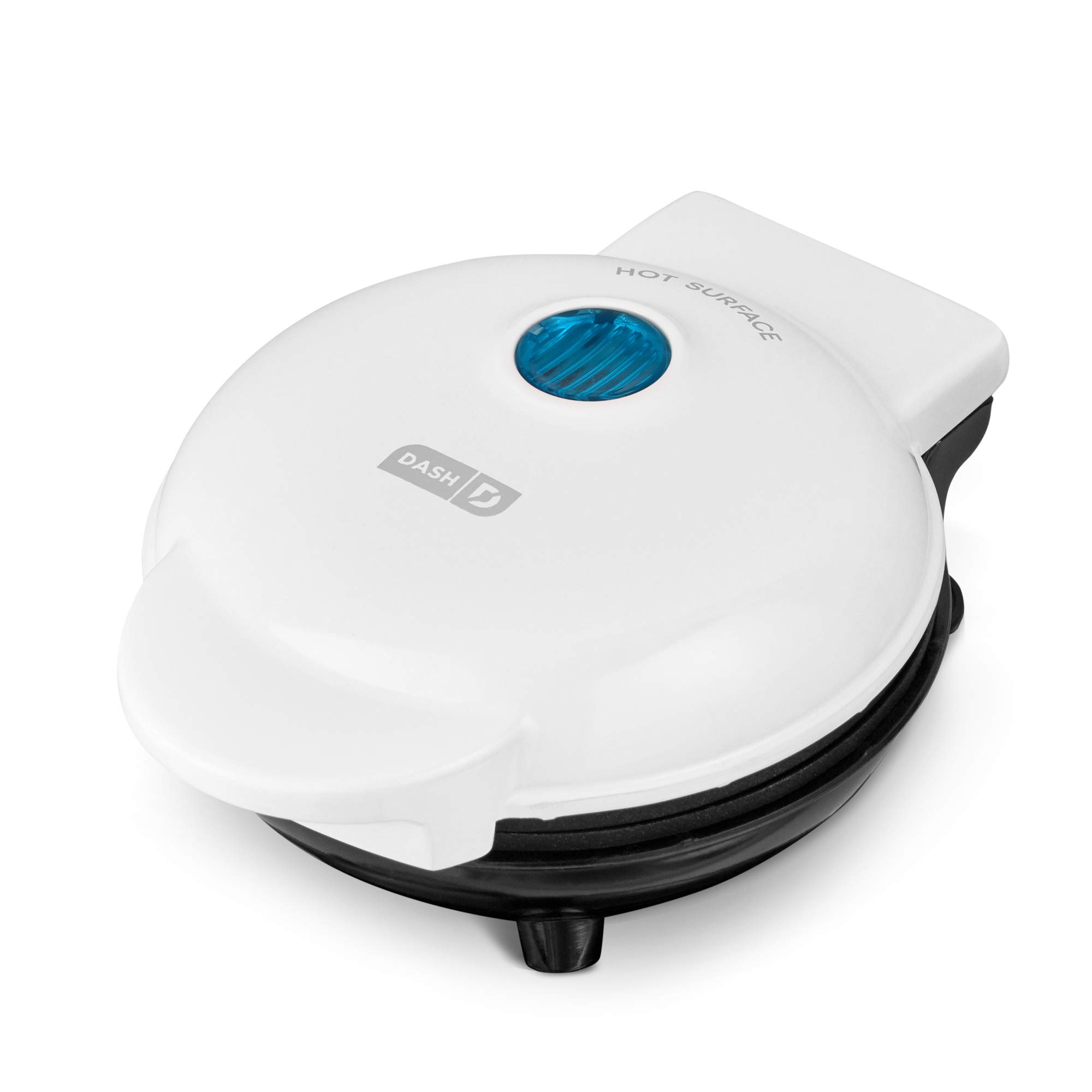 DASH DMS001WH Mini Maker Electric Round Griddle, White & Mini Maker Portable Grill Machine + Panini Press with Recipe Guide - Aqua