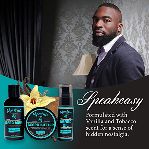 Maestro's Classic Blend Set with 2oz. Beard Oil- Speakeasy Blend