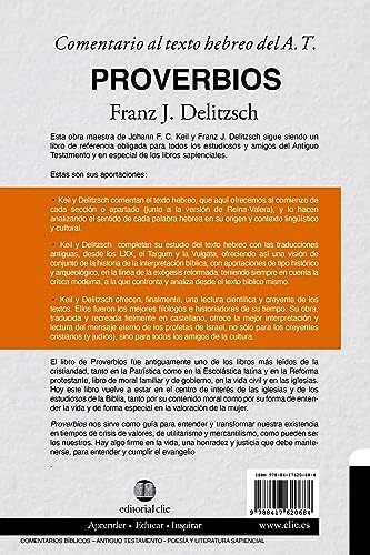 Comentario al texto hebreo del Antiguo Testamento – Proverbios (Spanish Edition)