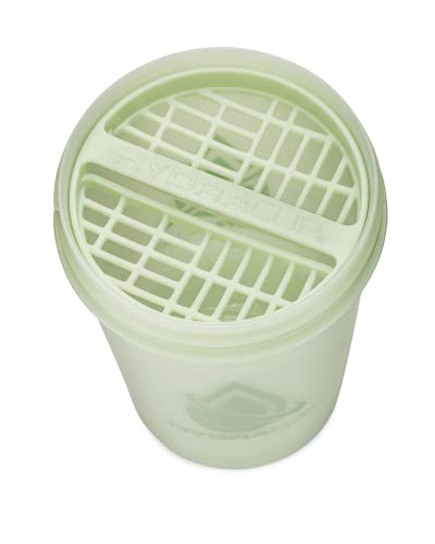 HydraCup [5 Pack] - 20oz Shaker Bottle for Protein Mixes, Barbell Blender Wire Whisk & Mixing Grid, Shaker Cup BPA Free, Shakes Value Pack