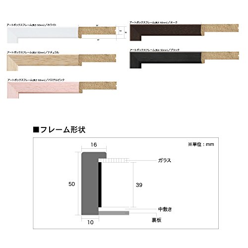 APJ A.P.J. Art Box Frame (Height50mm) A4 Size (210x297mm) Oak
