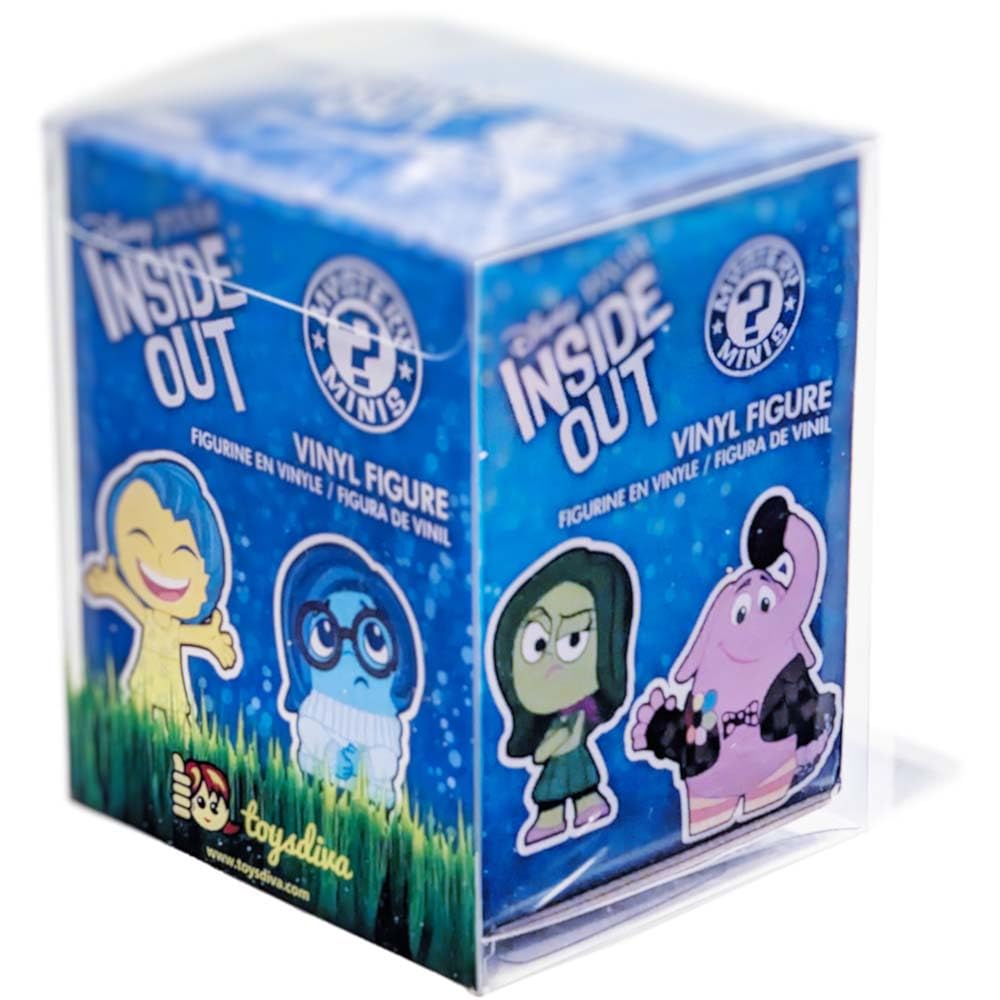Insid e Out [Blin d Box]: Mystery Minis Vinyl Figurine Bundle with 1 Compatible 'ToysDiva' Graphic Protector (04879 - B)