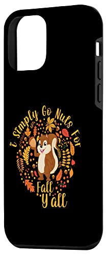 iPhone 12 mini Simply Go Nuts For Fall Y'all Autumn Squirrel Gather Acorns Case
