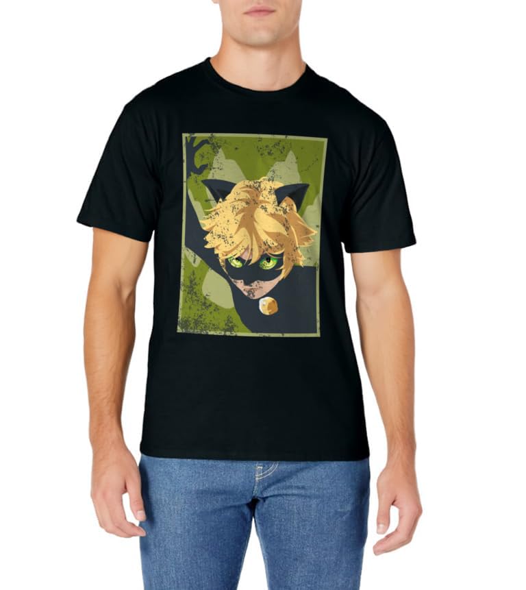 Miraculous Ladybug Vintage Collection with Cat Noir T-Shirt