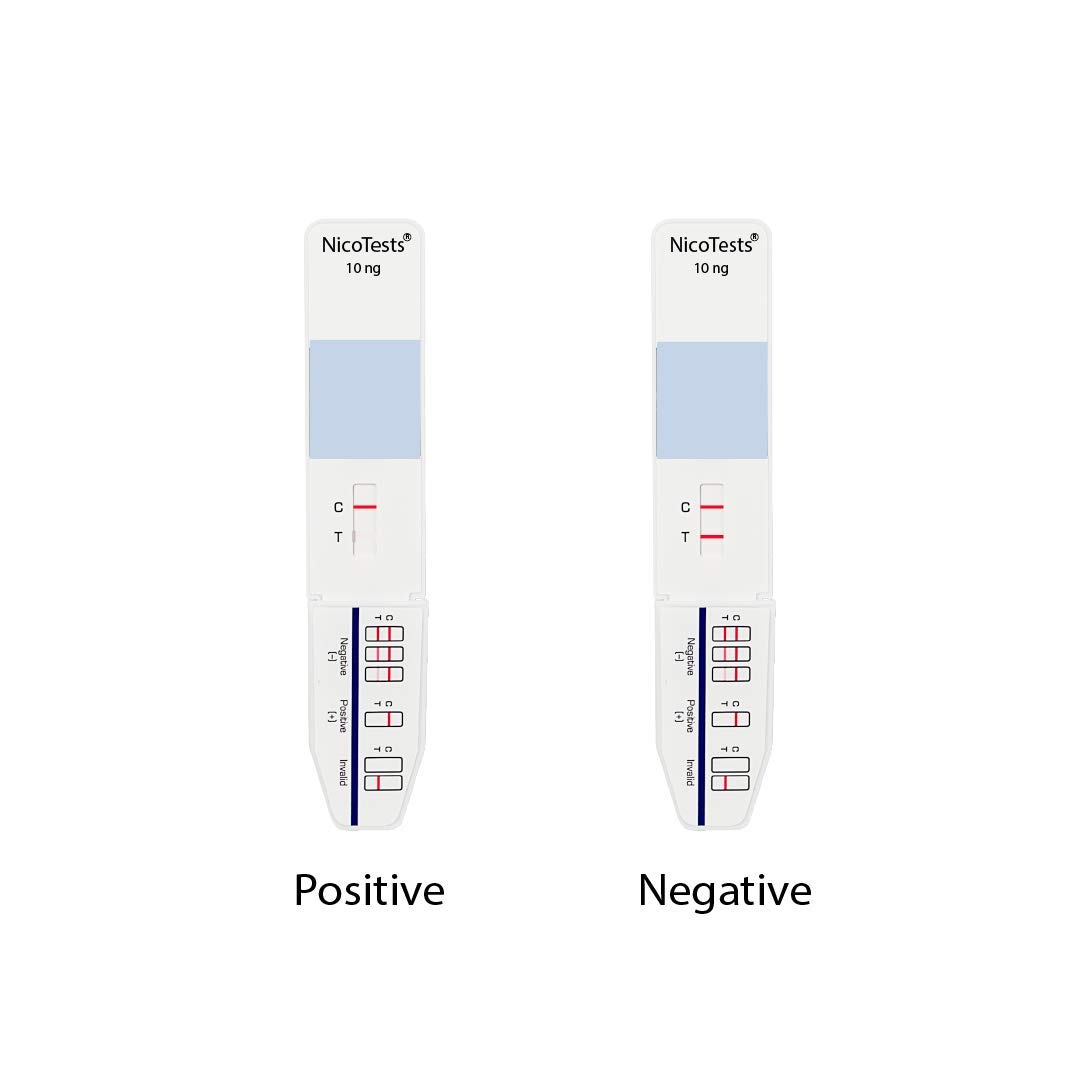 NICOTESTS - Nicotine Second Hand Smoke and Vape 10 ng Test (5 Pack)