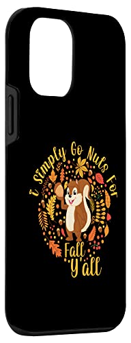 iPhone 12 mini Simply Go Nuts For Fall Y'all Autumn Squirrel Gather Acorns Case