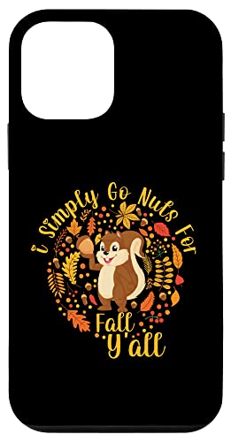 iPhone 12 mini Simply Go Nuts For Fall Y'all Autumn Squirrel Gather Acorns Case