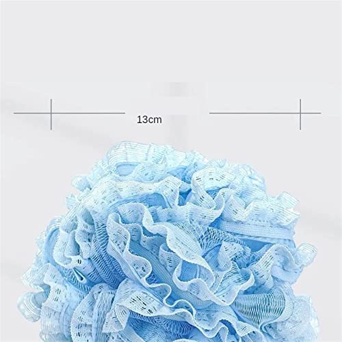 INGVY Dry Brushing Body Brush Atmospheric Cute Large Bath Ball Does Not Disperse Bath Flower Cute Bath Bubble Ball Rubbing Back Bath Artifact (Color : Green)
