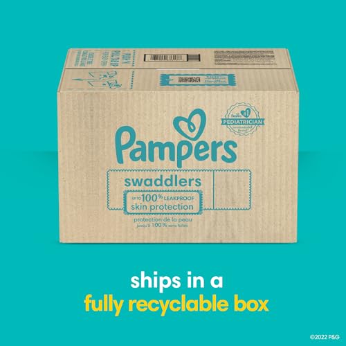 Pampers Baby Diapers - Swaddlers - Size 2, 148 Count, Ultra Absorbent Disposable Infant Diaper
