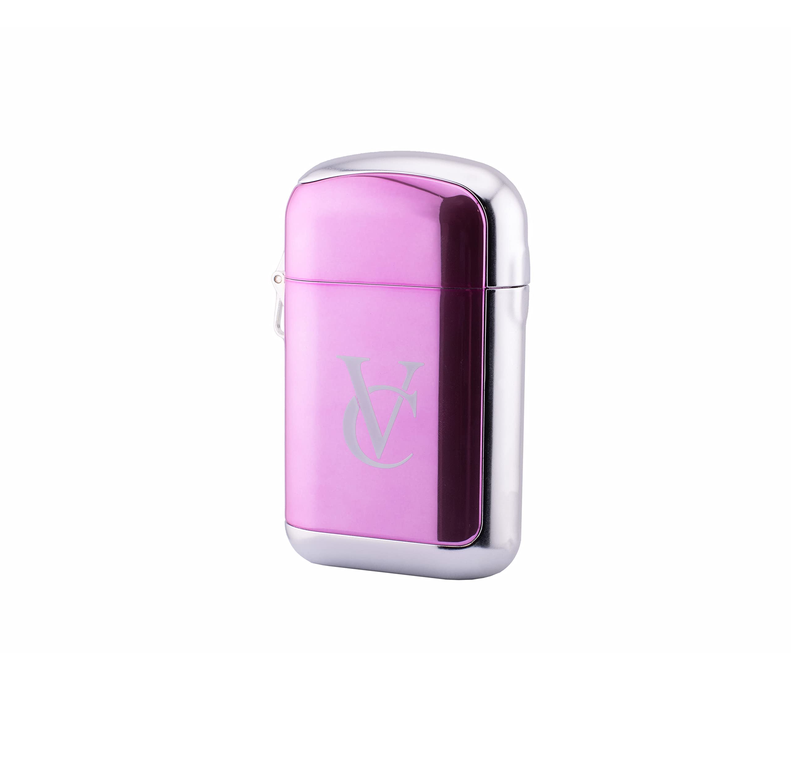 VAPECLUTCH Vape Case for Disposable Vapes and Vape Pens - Keeps Vape Clean and Hidden, Customize Your Vape Device to Match Your Personality - Pink & Platinum