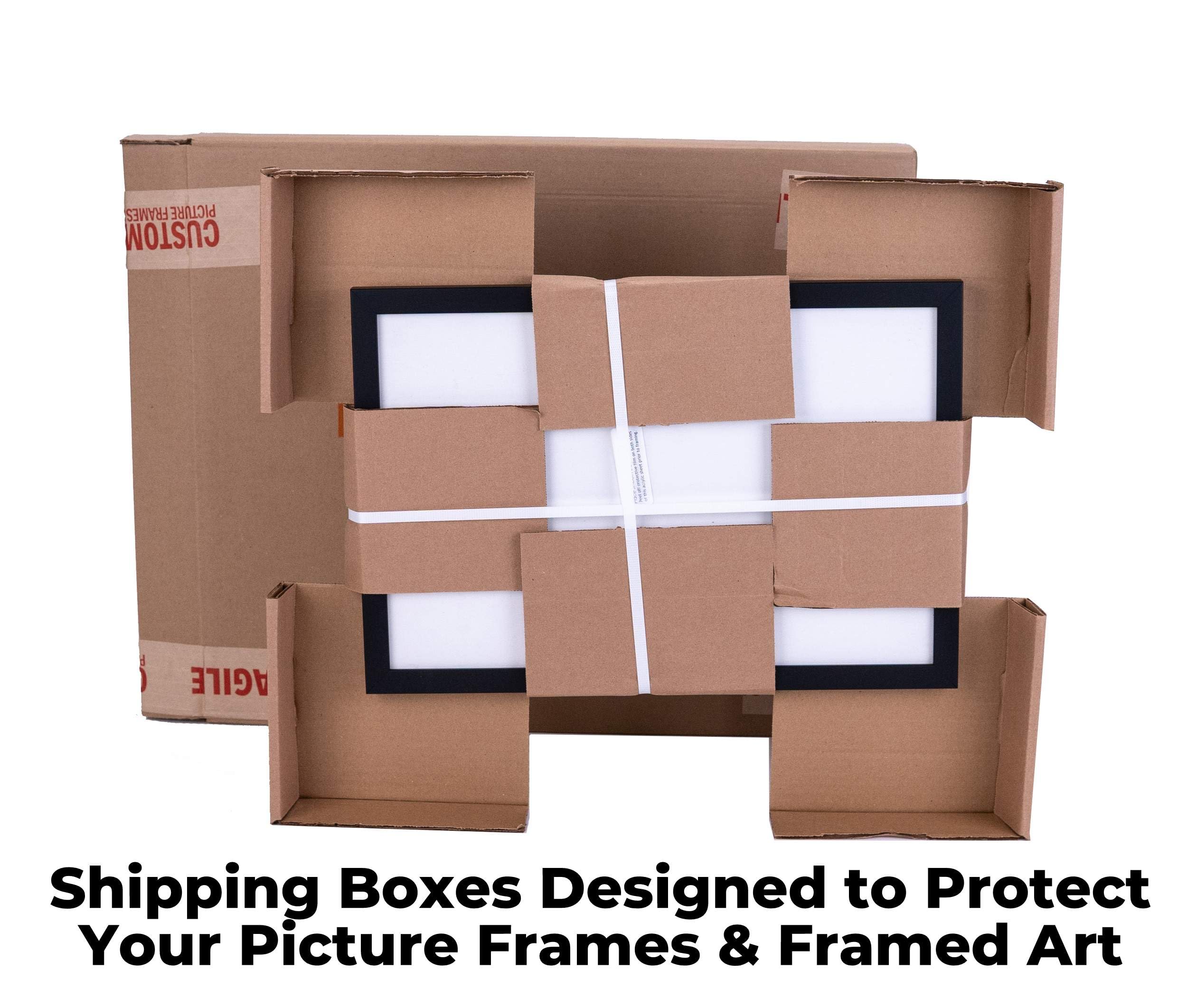 15x40 Frame Black Picture Frame - Complete Modern Photo Frame Includes UV Acrylic Shatter Guard Front, Acid Free Foam Backing Board, Hanging Hardware Wood Wall Frames for Family Photos - no Mat