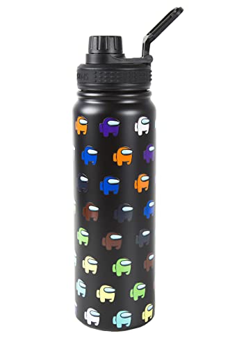 Maxerkeep Among Crewmate Ninja Japanese Anime us Game Itachi Sasuke Kakashi Stainless Steel Water Bottle 20oz 28oz Kid School