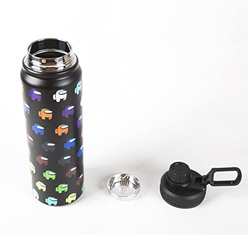 Maxerkeep Among Crewmate Ninja Japanese Anime us Game Itachi Sasuke Kakashi Stainless Steel Water Bottle 20oz 28oz Kid School
