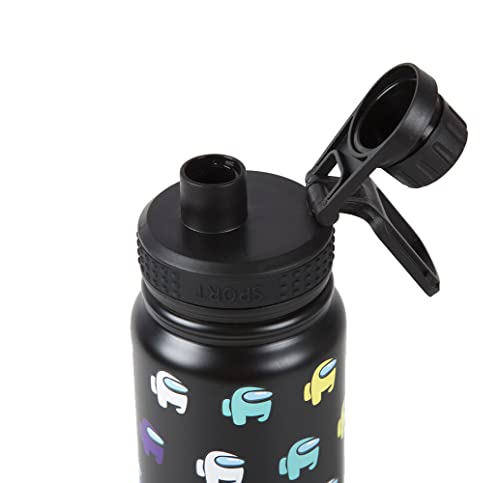 Maxerkeep Among Crewmate Ninja Japanese Anime us Game Itachi Sasuke Kakashi Stainless Steel Water Bottle 20oz 28oz Kid School