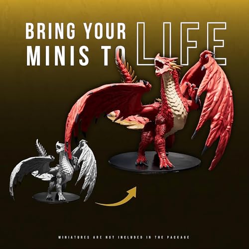 Wargames Delivered The Army Painter 55 Acrylic Paint Set Miniature Painting Kit with 4 Brushes - Model Paints for Plastic Models - Model Paint Set with Mixing Balls & Bottles