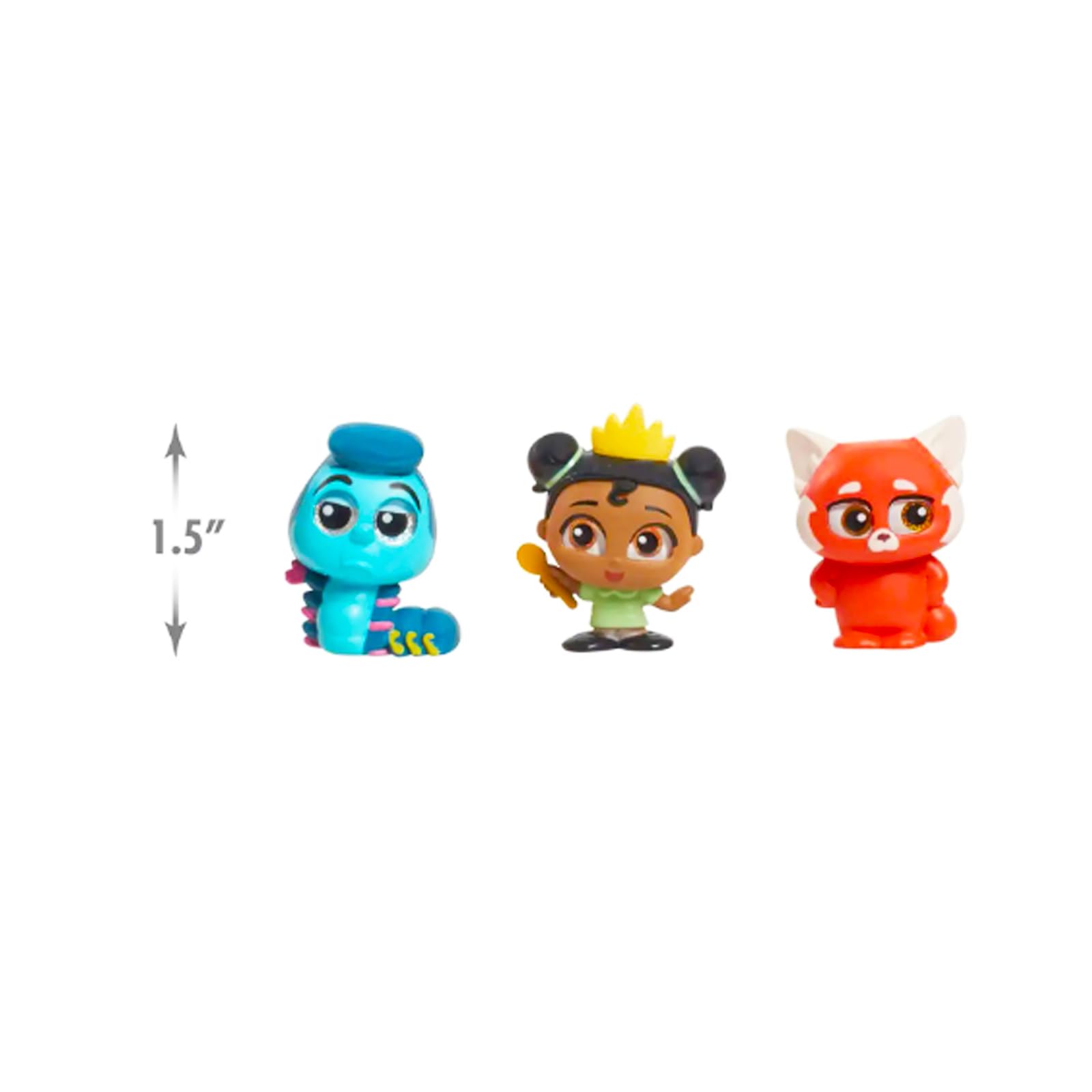 Disney Doorables Mega Pack - Bundle of 3 Disney Doorables Mini Peek Figures for Kids and Adults Plus Palace Pets Stickers | Disney Collectibles Toys