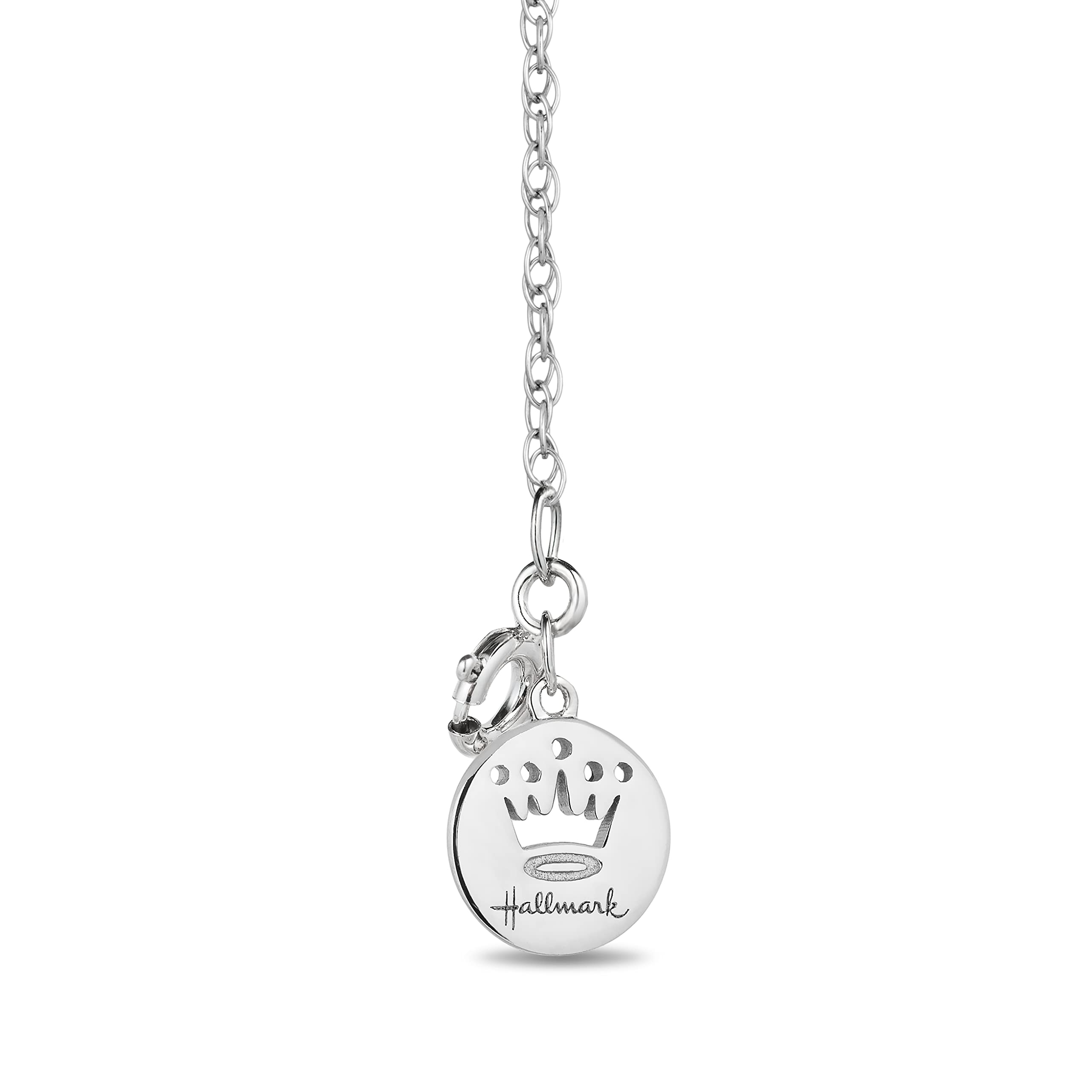 HALLMARK DIAMONDS So Special, So Loved Love Editorial Necklace Pendant in Sterling Silver with Diamonds