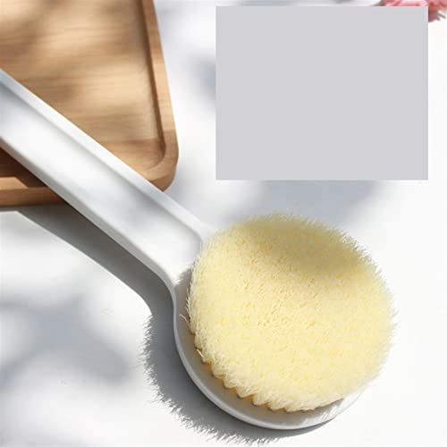 INGVY Dry Brushing Body Brush 1pc Long Handle Nylon Bath Brush Soft Body Scrubber Shower Exfoliator Scrub Skin Massager Cleaning Brush Deep Cleaning Tool