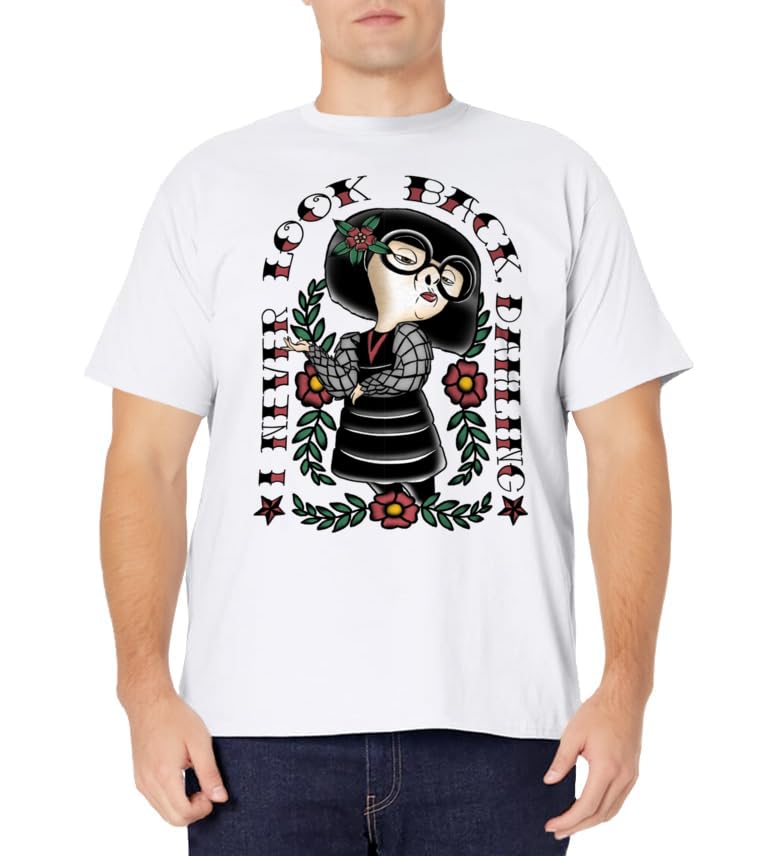 Disney Pixar The Incredibles Edna Never Look Back Tattoo T-Shirt