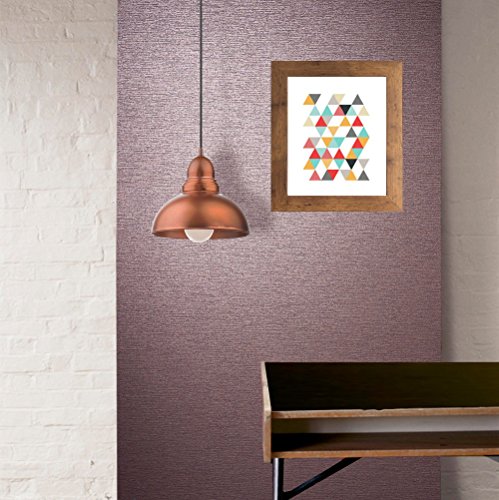 FRAMES BY POST Metro Vintage Wood Picture Photo Frame Plastic Glass 50 x 70 cm, 50cm x 70cm