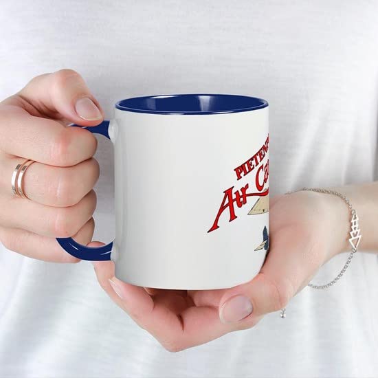 CafePress Phone Logo Aircamper Color Rsu Blue And Mug Ceramic Coffee Mug, Tea Cup 11 oz