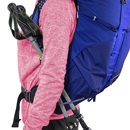 Osprey Packs Eja 58 Women's Backpacking Pack, Equinox Blue, Medium